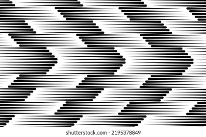 Black Isolated On White Arrow Pattern Stock Vector (Royalty Free ...