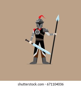 Black Knight Stock Vector (Royalty Free) 671104036 | Shutterstock
