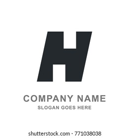 Black Letter H Logo Stock Vector (Royalty Free) 771038038 | Shutterstock