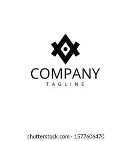 Black Letter Logo Design Stock Vector (Royalty Free) 1577606470 ...