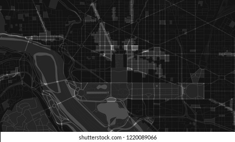 City Map Navigation Interface Gps Navigator Stock Vector (Royalty Free ...