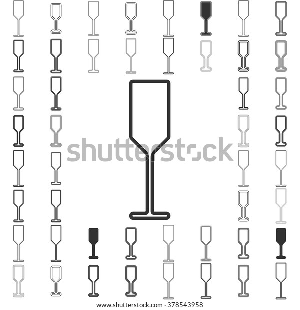 Black Line Bar Logo Icon Design Stock Vector (Royalty Free) 378543958 ...