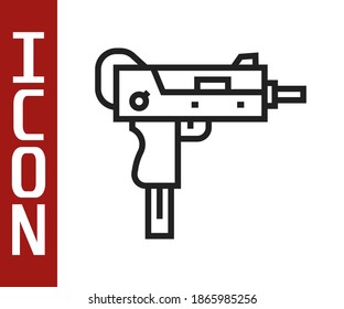 290 Uzi outline Images, Stock Photos & Vectors | Shutterstock