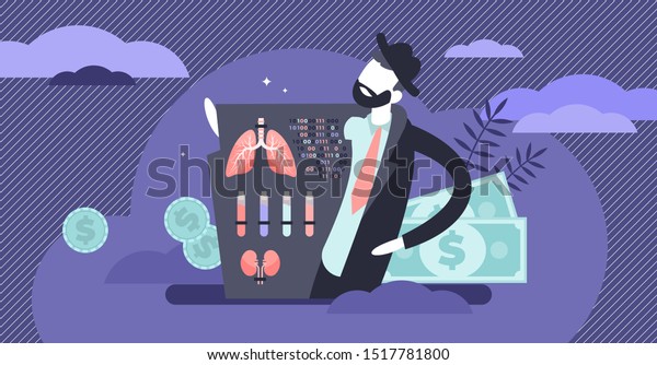 Black Market Vector Illustration Flat Tiny Stock Vector (Royalty Free ...