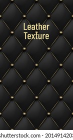 Black Matte Leather Texture Seamless Pattern Stock Vector (Royalty Free ...