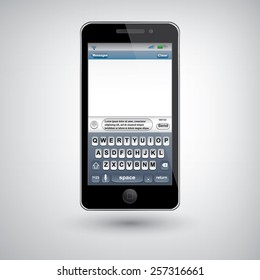 140,869 Phone message screen Stock Vectors, Images & Vector Art ...