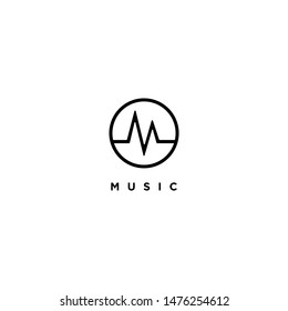 Black Music Logo Icon Vector Stock Vector (Royalty Free) 1476254612 ...