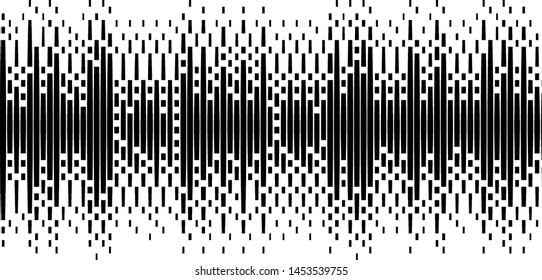 Black Music Sound Waves Vector Audio Stock Vector (Royalty Free ...