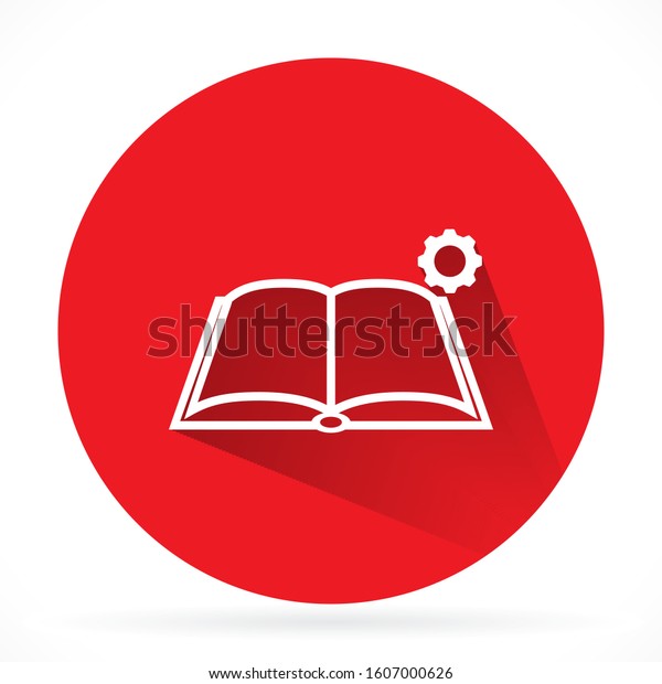 Black Open Book Text Icon Vector Stock Vector (Royalty Free) 1607000626 ...
