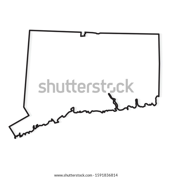 Connecticut state outline : 2 131 images, photos et images vectorielles ...