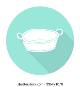 Black Outline Vector Basin On White: เวกเตอร์สต็อก (ปลอดค่าลิขสิทธิ์ ...