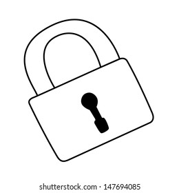 Black Outline Vector Master Key On Stock Vector (Royalty Free ...