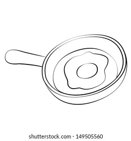2,209 Frying Pan Line Drawing Images, Stock Photos & Vectors | Shutterstock
