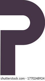 Black P Logo Vector Design Stock Vector (Royalty Free) 1770248924 ...