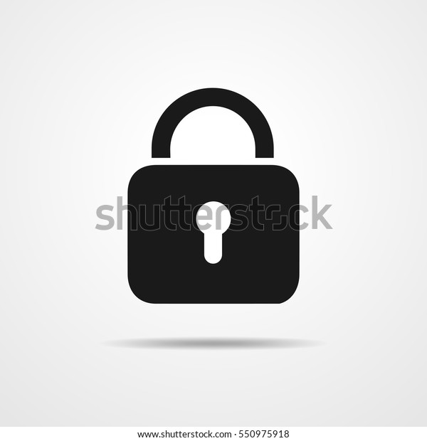 Black Padlock Icons Black Padlock Icon Stock Vector (Royalty Free ...