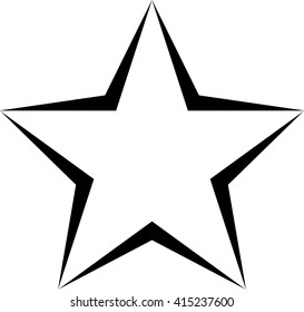 Black Paint Star Logo Vector Stock Vector (Royalty Free) 415237600 ...