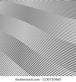 Black Parallel Curved Lines Halftone Effect Stock Vector (Royalty Free ...