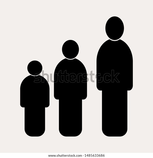 Black People Icon Vector Team Business Stock Vector (Royalty Free ...