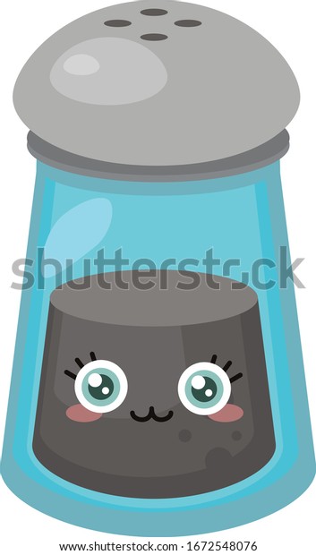 Black Pepper Illustration Vector On White Stock Vector (Royalty Free ...