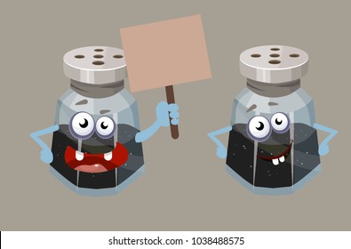 Black Pepper Powder Stock Vector (Royalty Free) 1038488575 | Shutterstock
