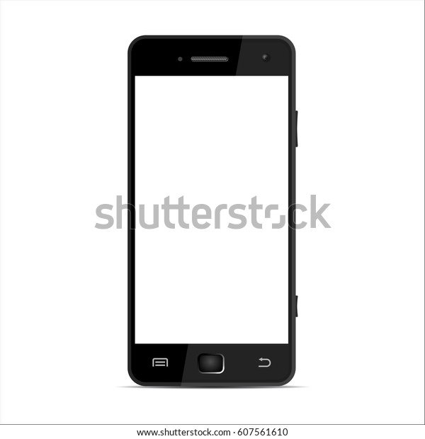Black Phone Communication Technology Device Stock Stock Vector (Royalty ...