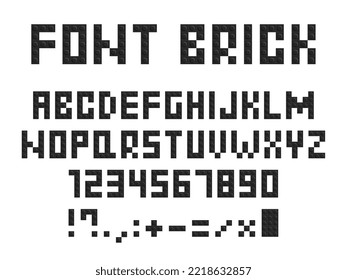 Building block font 6,543 รายการ ภาพ ภาพสต็อกและเวกเตอร์ | Shutterstock