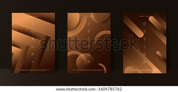 Black Premium Background Set Luxury Dark Stock Vector (Royalty Free ...