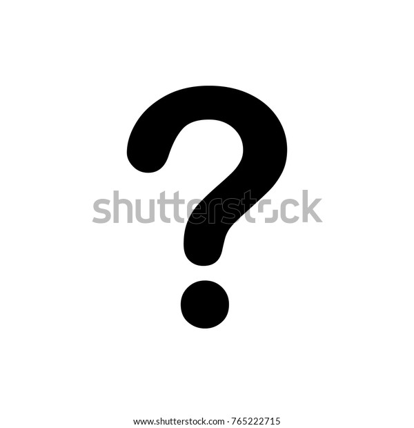 Black Question Mark Stock Vector (Royalty Free) 765222715 | Shutterstock