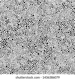 Black Random Dots On White Seamless Stock Vector (Royalty Free ...