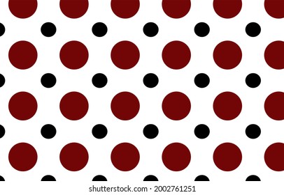 Black Red Dots On White Background Stock Vector (Royalty Free ...