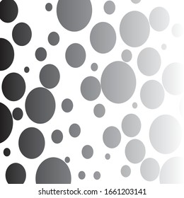 Black Round Patterns On White Background Stock Vector (Royalty Free ...