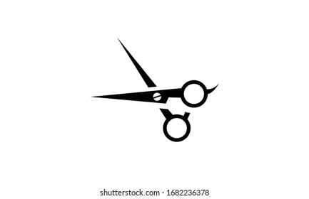 Black Scissors Logo Icon Design Stock Vector (Royalty Free) 1682236378 ...