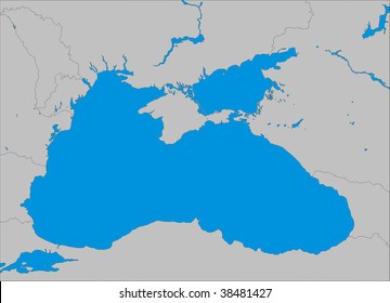 Black Sea Stock Vector (Royalty Free) 38481427 | Shutterstock