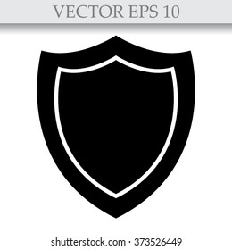 Shield Icon Template Isolated Logo Design Stock Vector (Royalty Free ...