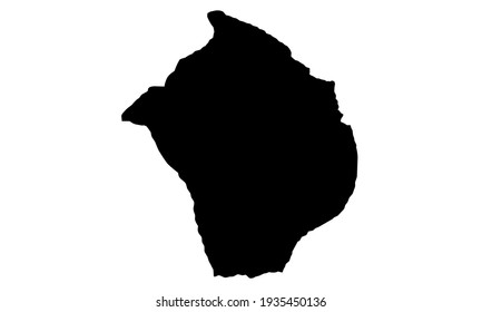 Black Silhouette Map City Dadaab Kenya Stock Vector (Royalty Free ...