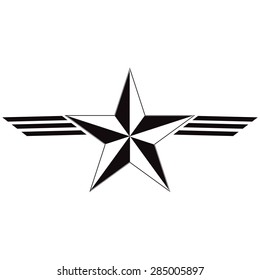 Black Star Background Graphic Design Vector Stock Vector (Royalty Free ...