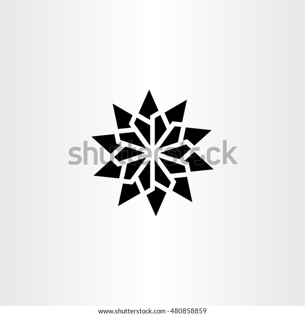 Black Star Icon Geometric Sign Vector: เวกเตอร์สต็อก (ปลอดค่าลิขสิทธิ์ ...