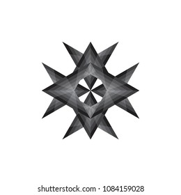 Black Star Logo Design Vector Stock Vector (Royalty Free) 1084159028 ...