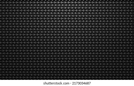 Black Steel Mesh Texture Background Stock Vector (Royalty Free ...
