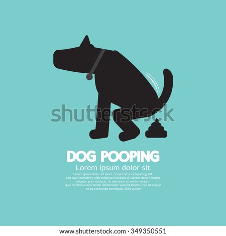 Black Symbol Dog Poop Vector Illustration Stock Vector (Royalty Free ...