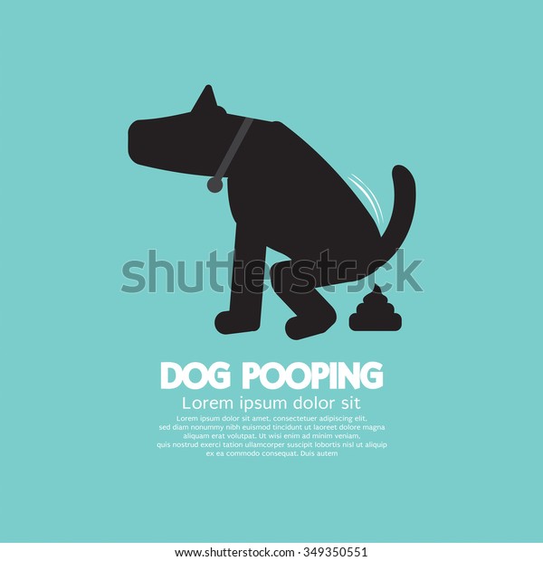 Black Symbol Dog Poop Vector Illustration Stock Vector (Royalty Free ...
