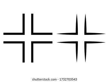 Black Symbol Enlarge Screen Stock Vector (Royalty Free) 1732703543 ...