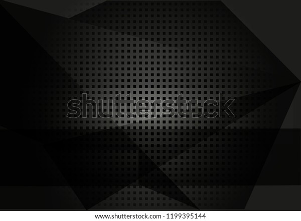 Black Techno Background Digital Design Stock Vector (Royalty Free ...