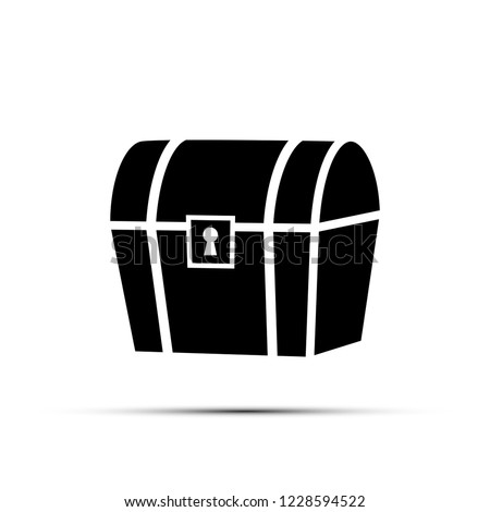 Black And White Treasure Chest | Free download on ClipArtMag