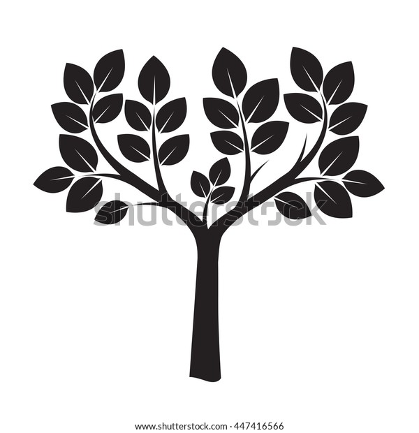 Black Tree Vector Illustration: เวกเตอร์สต็อก (ปลอดค่าลิขสิทธิ์ ...