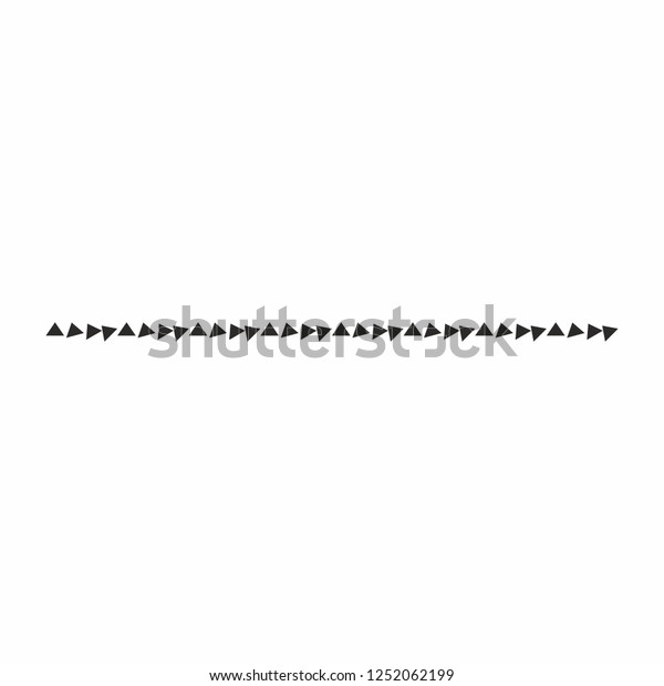 Black Triangle Line Monochrome Design Element Stock Vector (Royalty ...