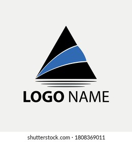 Triangle Modern Design 3d Silver Logo Stock Vector (Royalty Free ...