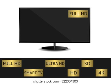 6,231 Gold tv icon Images, Stock Photos & Vectors | Shutterstock
