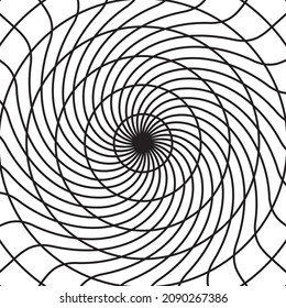 Black Twisted Circle Line Radar On Stock Vector (Royalty Free ...