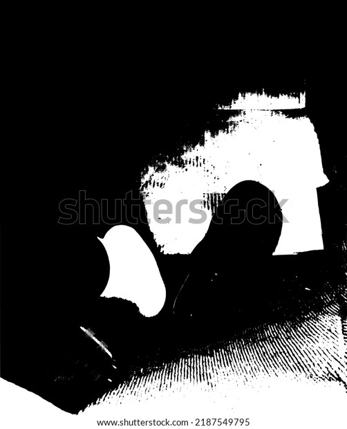 Black White Background Abstract Shoes Feet Stock Vector (Royalty Free ...
